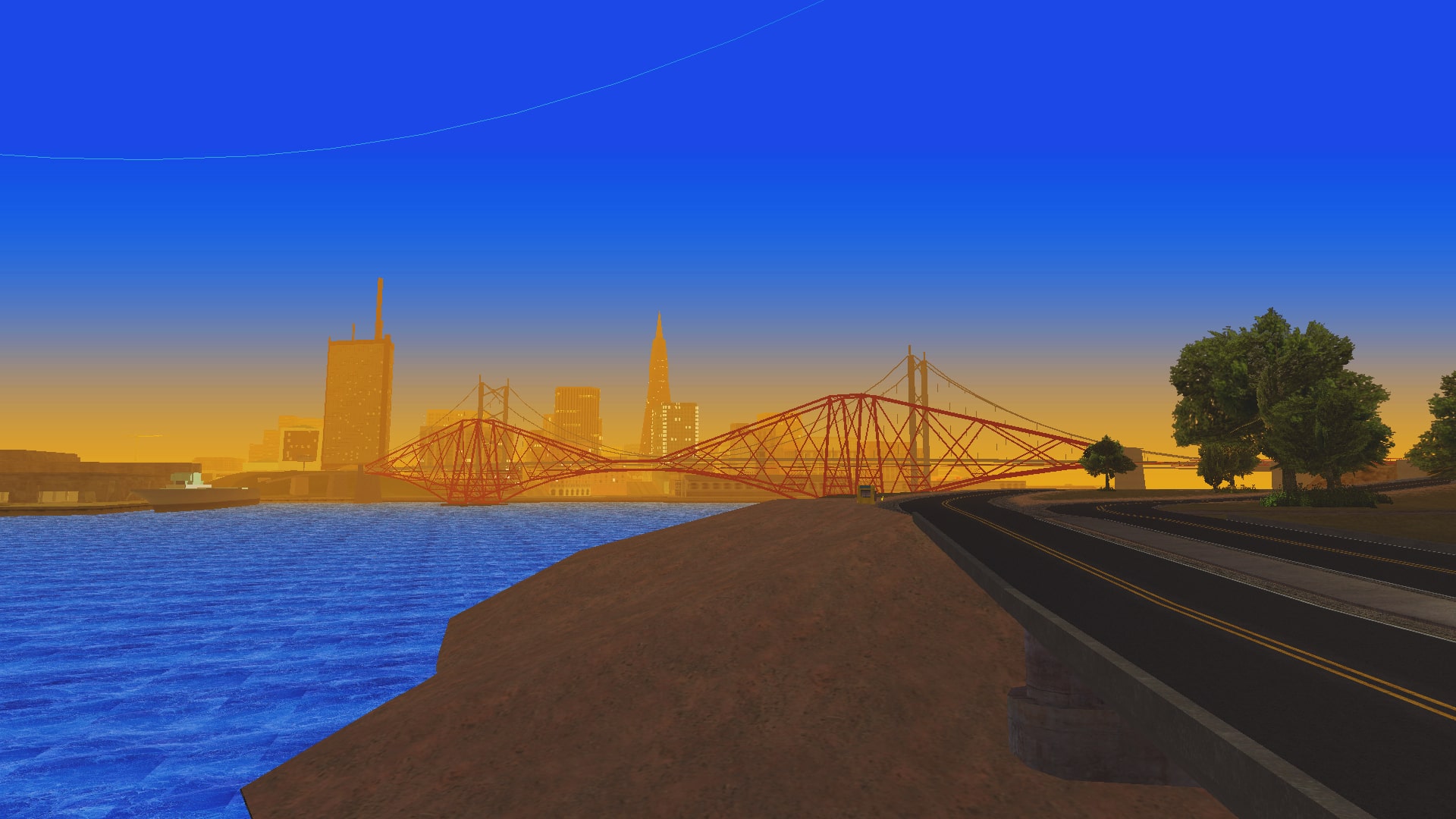 Sunset in San Fierro - GTA San Andreas Wallpapers